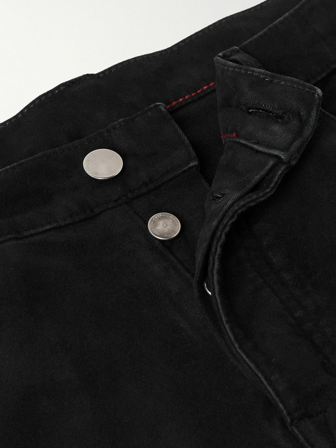 Massimo Alba - Alunga Slim-Fit Cotton-Moleskin Trousers - Black Massimo ...