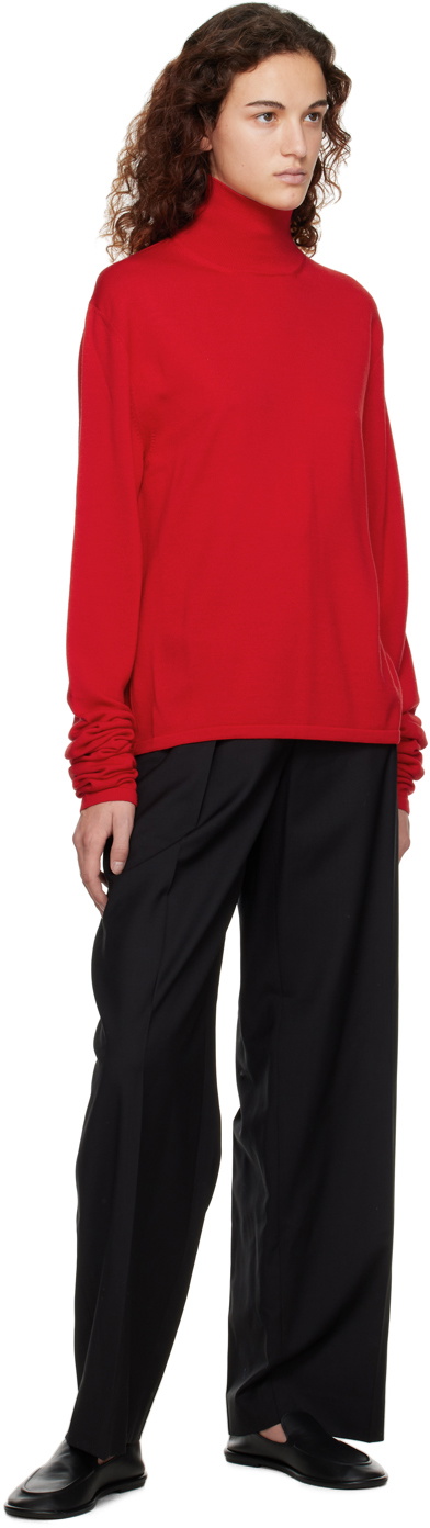 The Row Red Carlus Turtleneck The Row