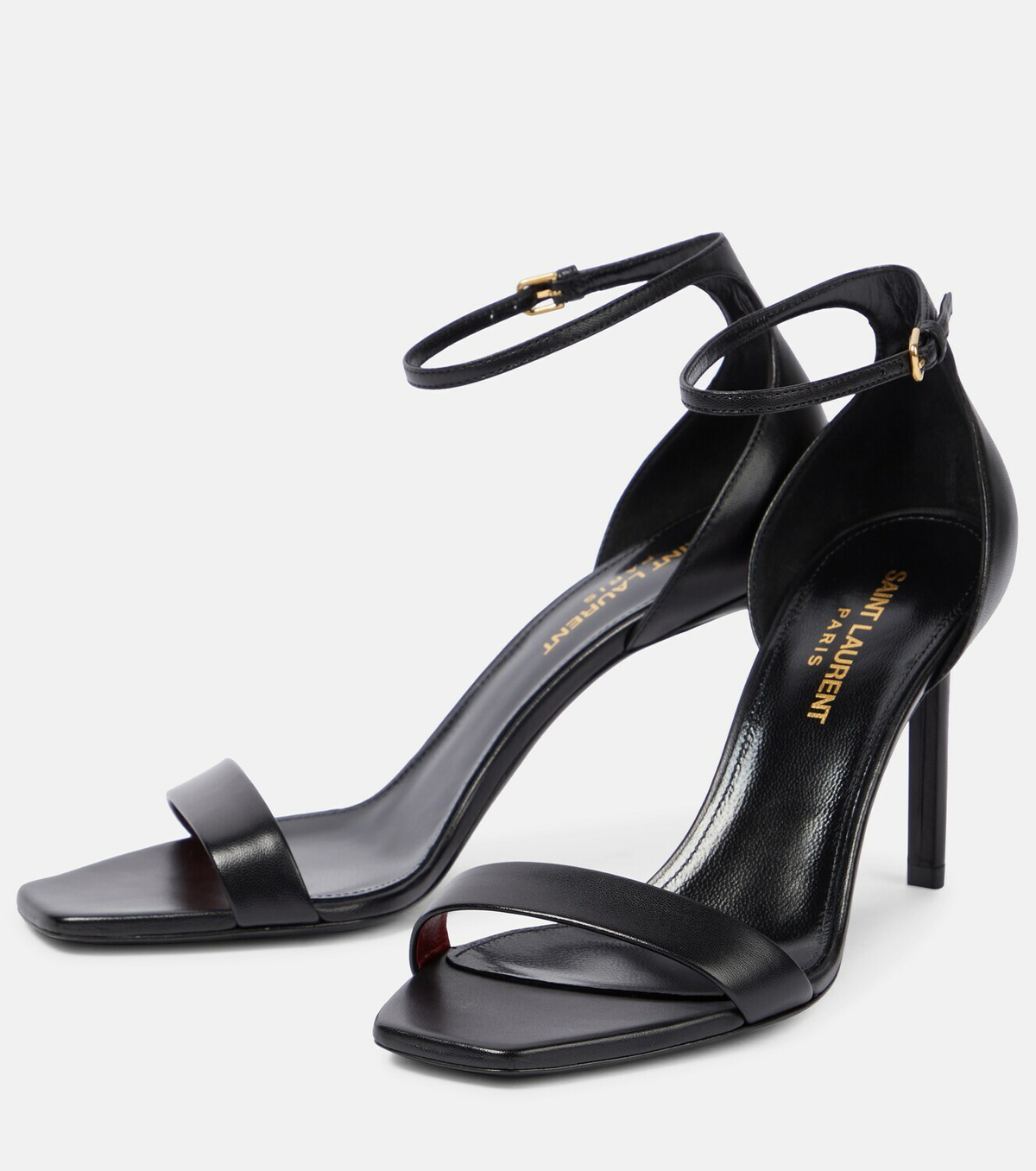 Saint Laurent - Amber 85 leather sandals Saint Laurent
