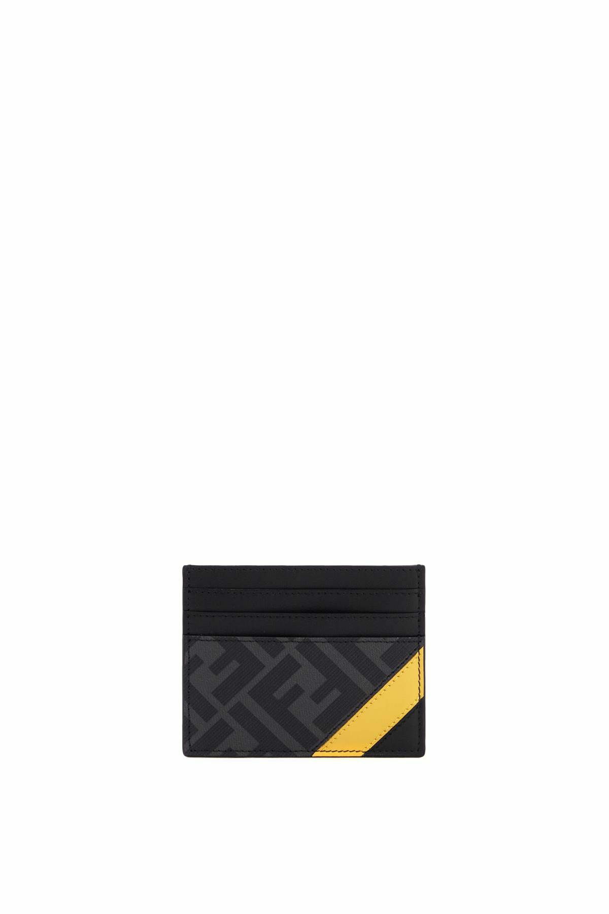 FENDI fendi diagonal card Black Fendi