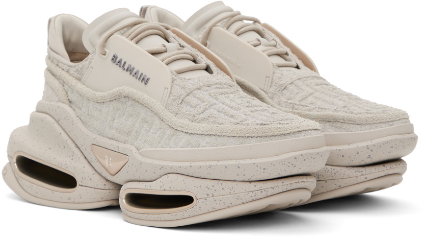 Balmain Gray B-Bold Sneakers Balmain