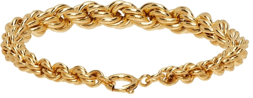 Ernest W. Baker Gold Rope Chain Bracelet Ernest W. Baker