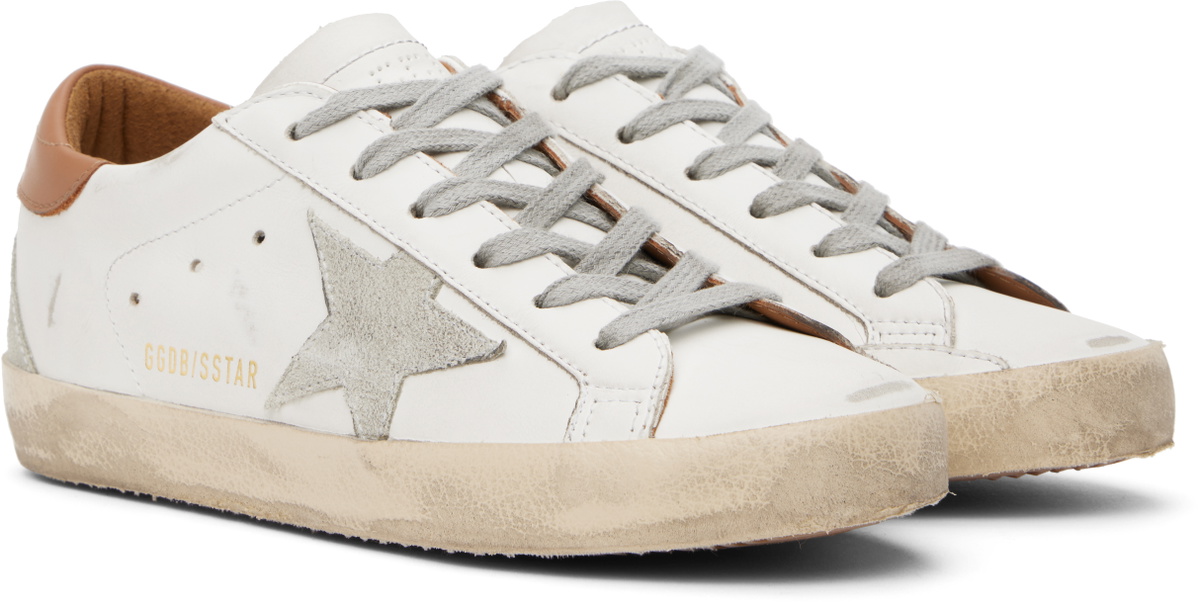 Golden Goose White Super-Star Sneakers Golden Goose Deluxe Brand