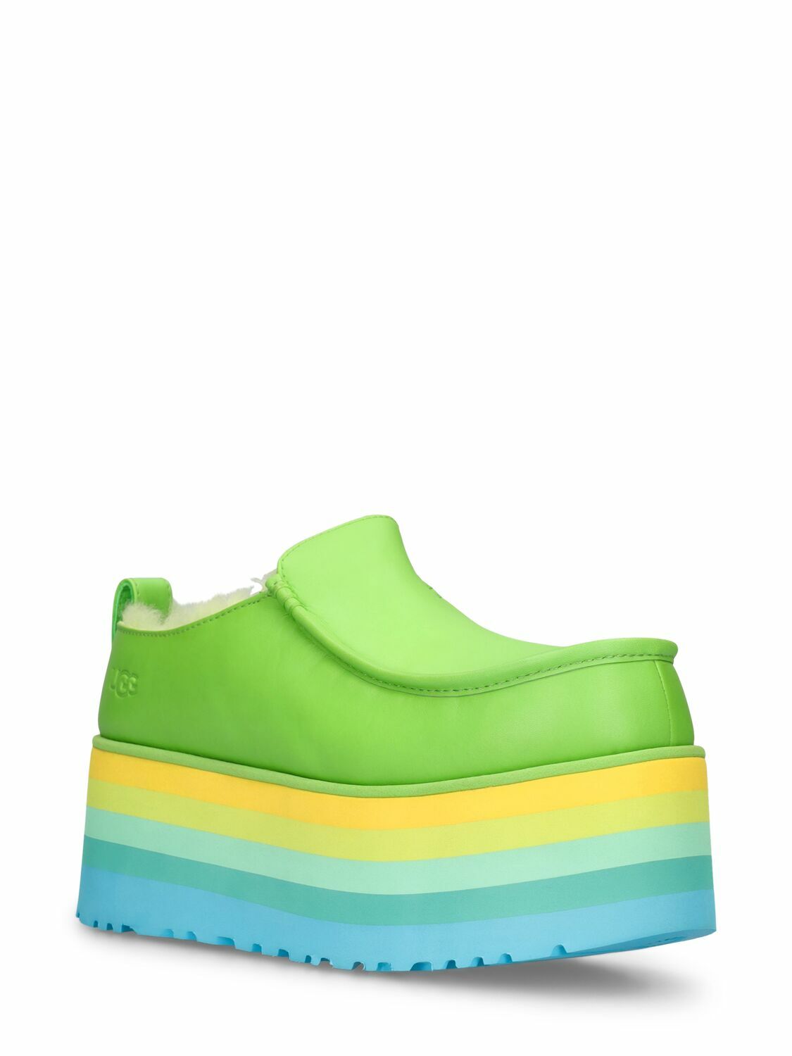 UGG 70mm Tasman Pride Leather Platforms Ugg