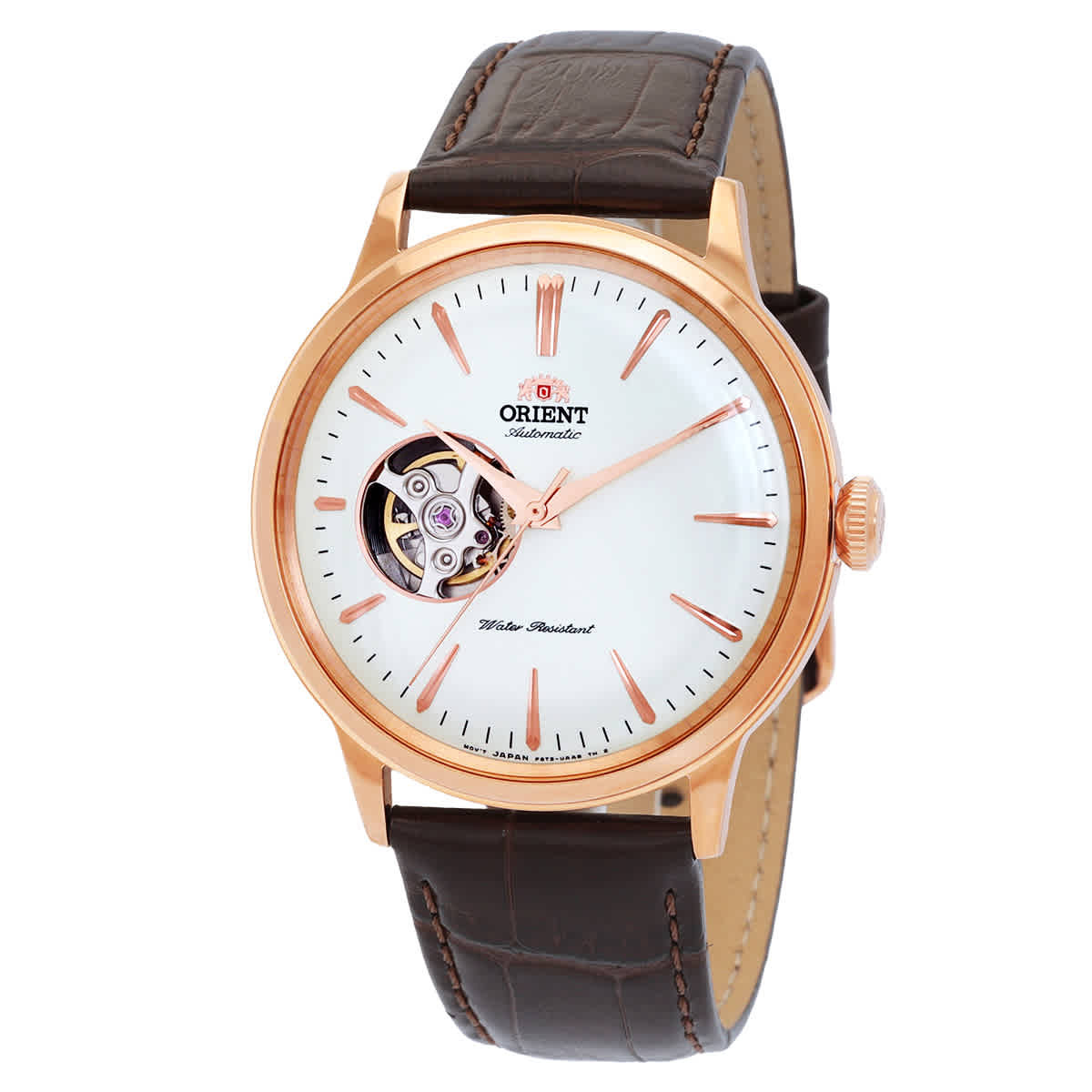 Orient Open Heart Automatic White Dial Mens Watch RA-AG0001S Orient