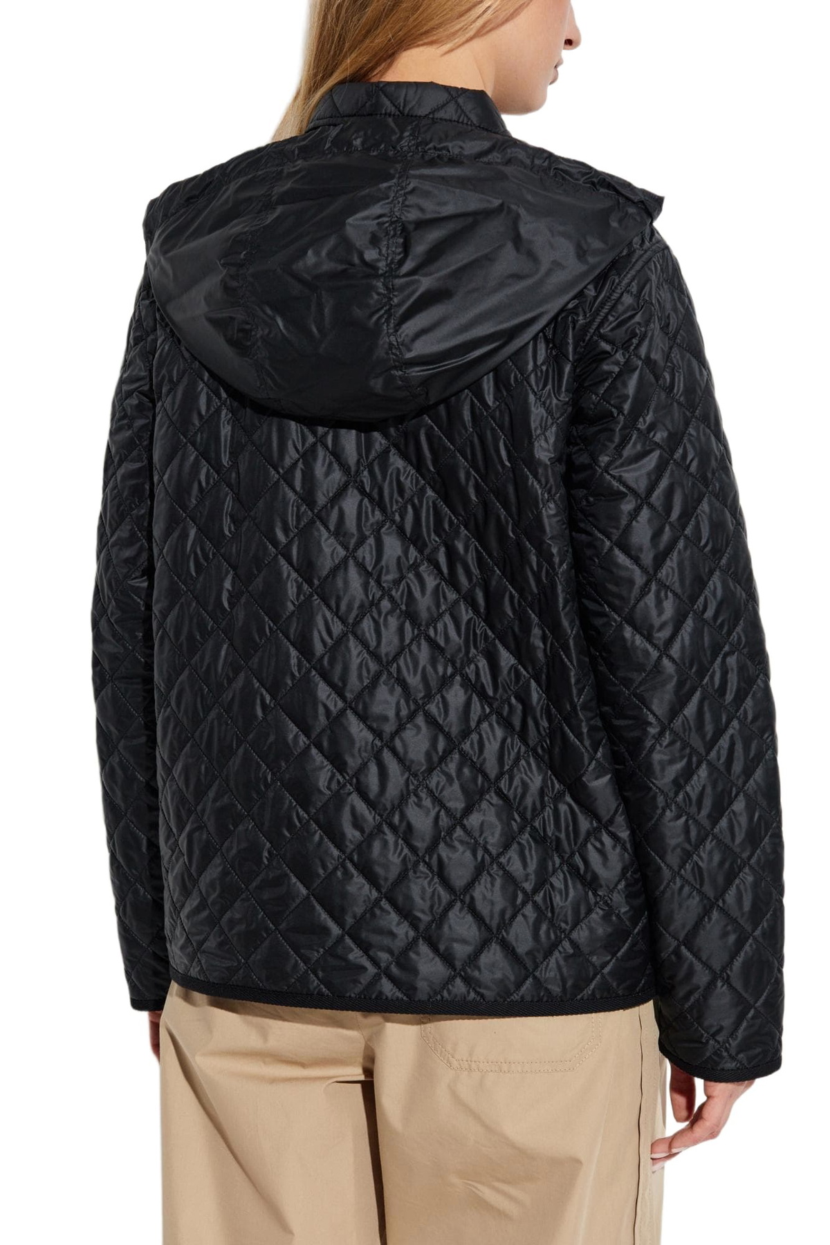 Moncler Quilted Jacket With Removable Hood Moncler