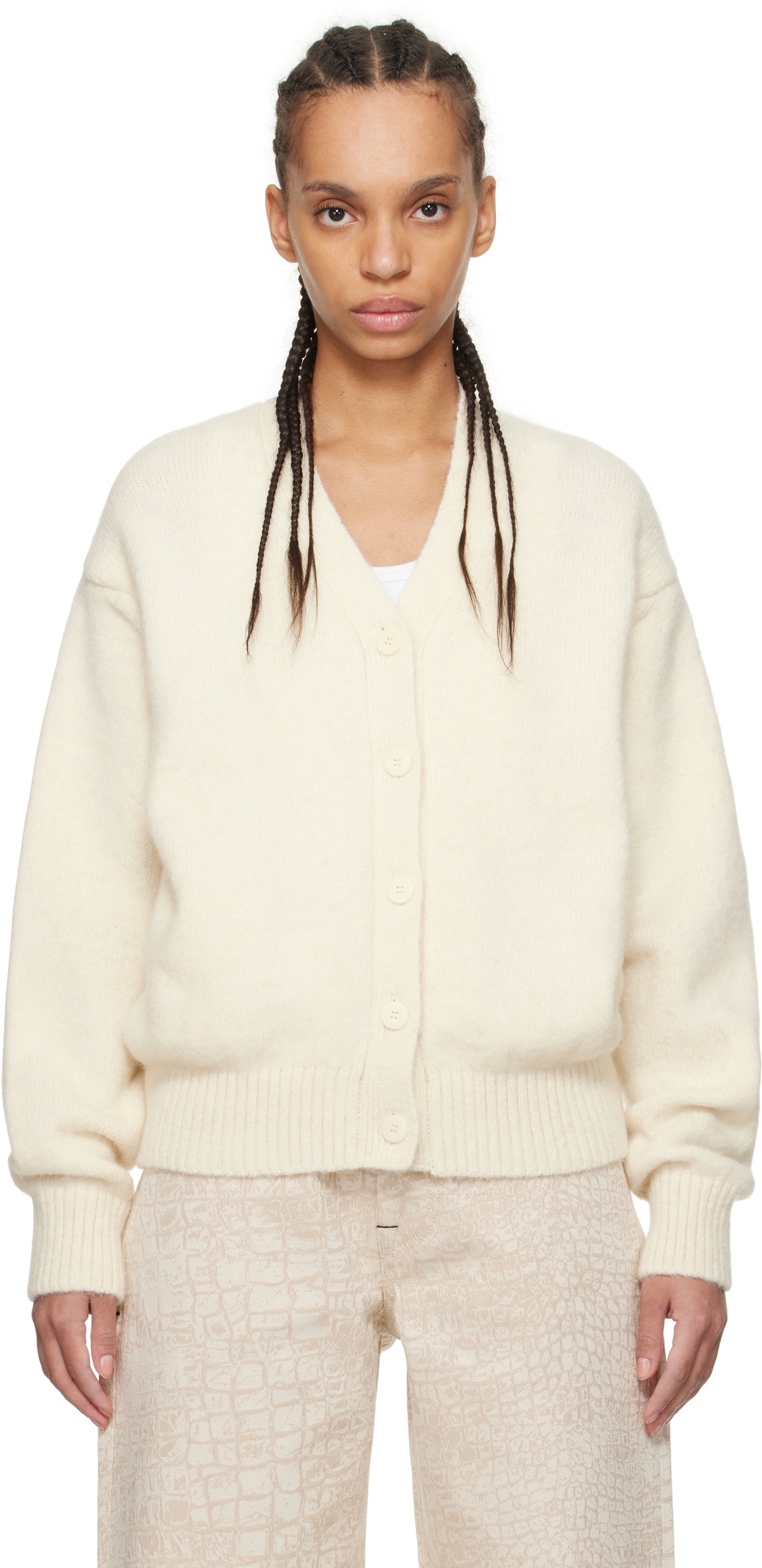 JACQUEMUS Beige 'The Jacquemus' Cardigan Jacquemus