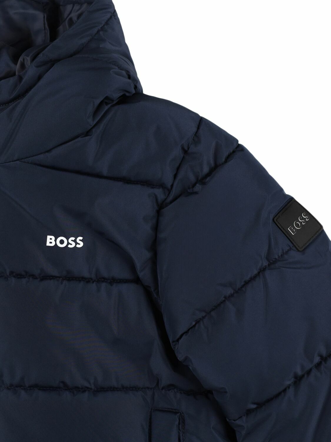 BOSS Hooded Poly Puffer Jacket BOSS