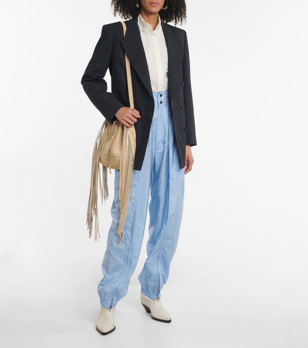 Isabel Marant - Olga high-rise zip-cuff trackpants Isabel Marant