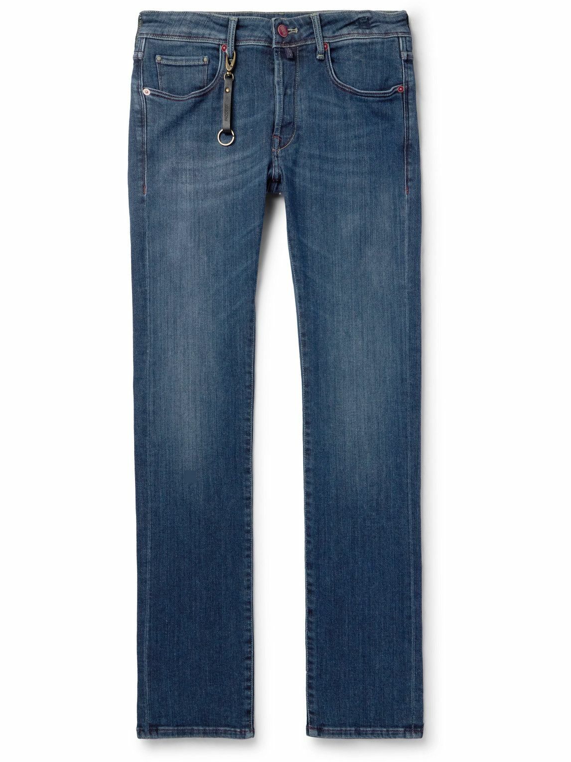 Incotex - Slim-Fit Straight-Leg Jeans - Blue Incotex