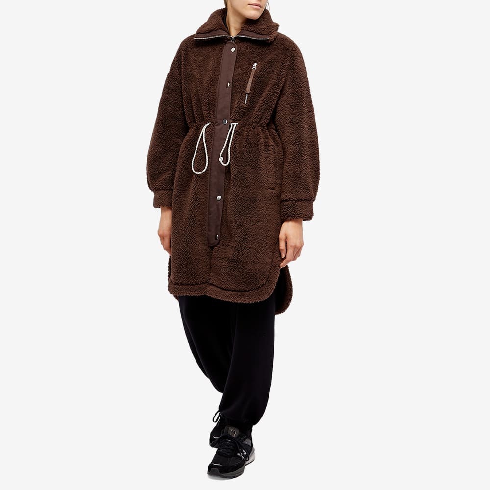 Varley Women's Jones Fleece Coat in Coffee Bean Varley