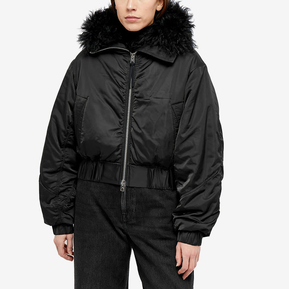 Shoreditch Ski Club Women's Amara Bomber Jacket in Black Shoreditch Ski Club