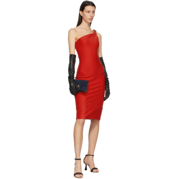 Givenchy Red Spiral Chain Dress Givenchy