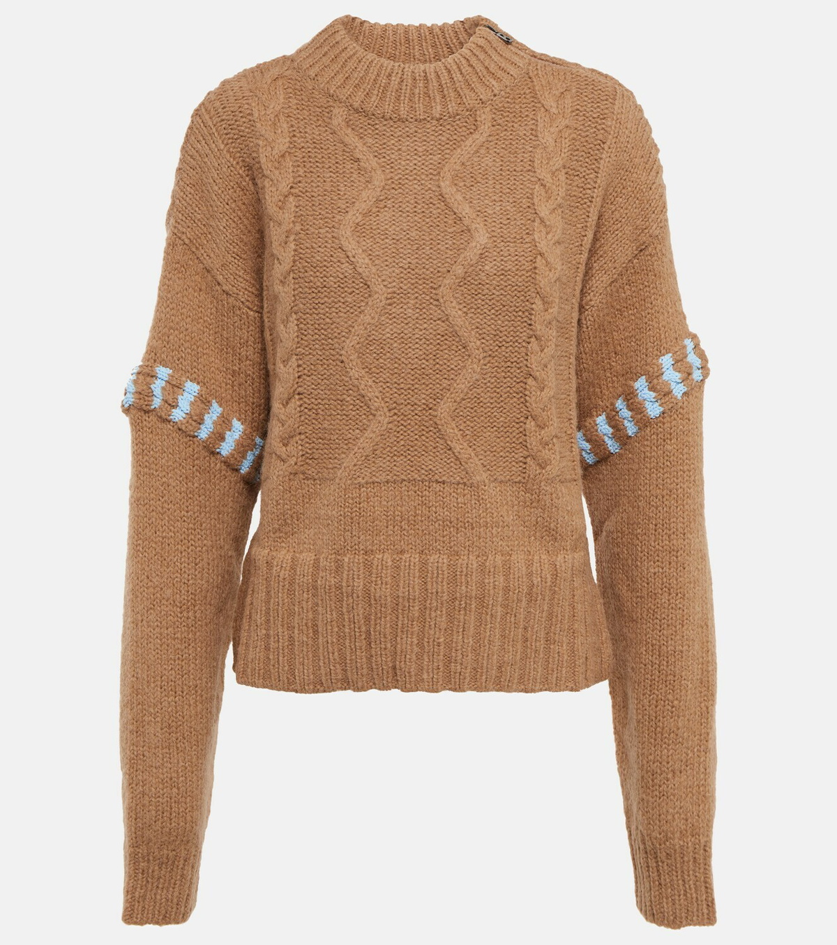 Bogner - Cable-knit alpaca wool and wool sweater Bogner