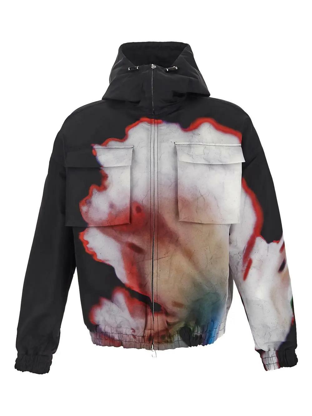 Alexander McQueen Solarised Flower Windbreaker Alexander McQueen