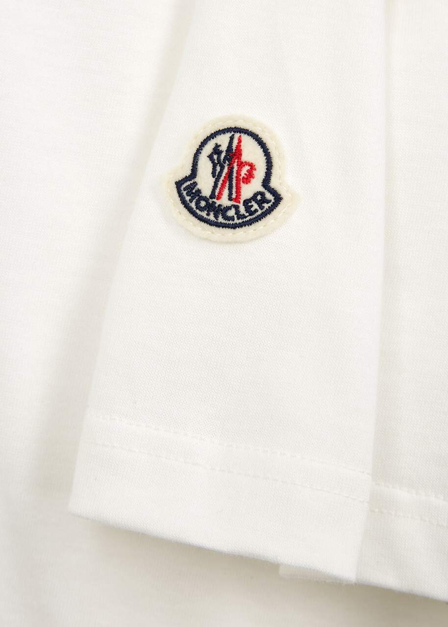 Moncler Logo Cotton T-shirt White Moncler
