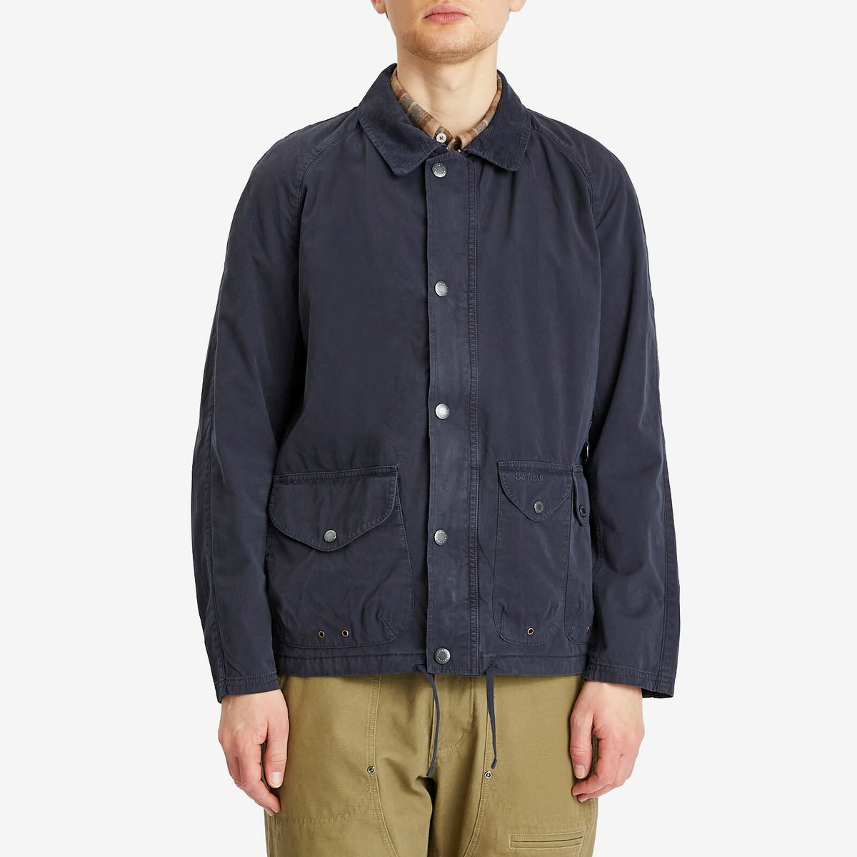 Barbour Men's Utility Casual Chore Jacket in Navy Barbour