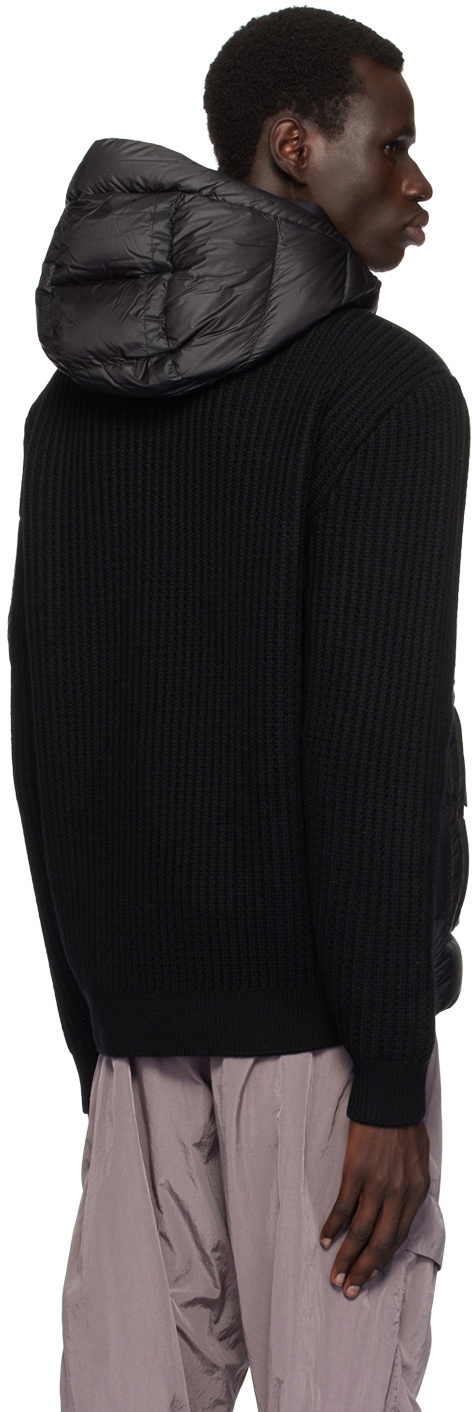 C.P. Company Black Merino Wool Down Jacket C.P. Company