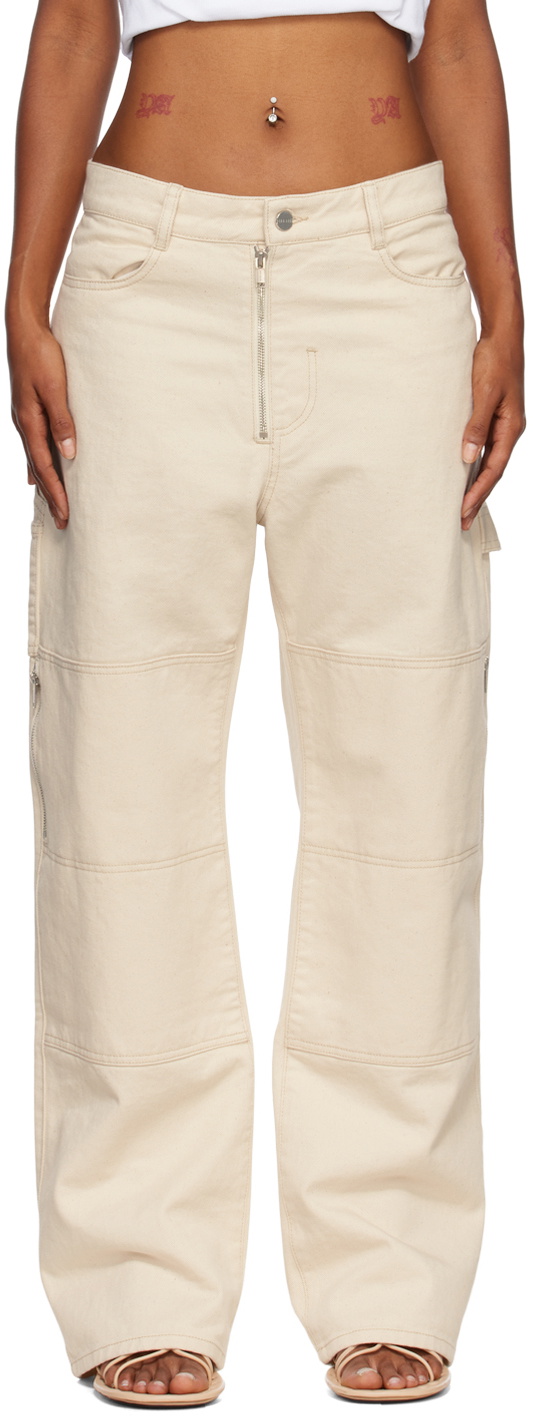 Dion Lee Off-White Work Jeans Dion Lee