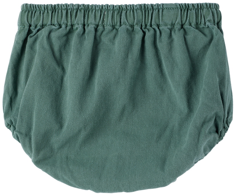 TINYCOTTONS Baby Green Solid Bloomers TINYCOTTONS
