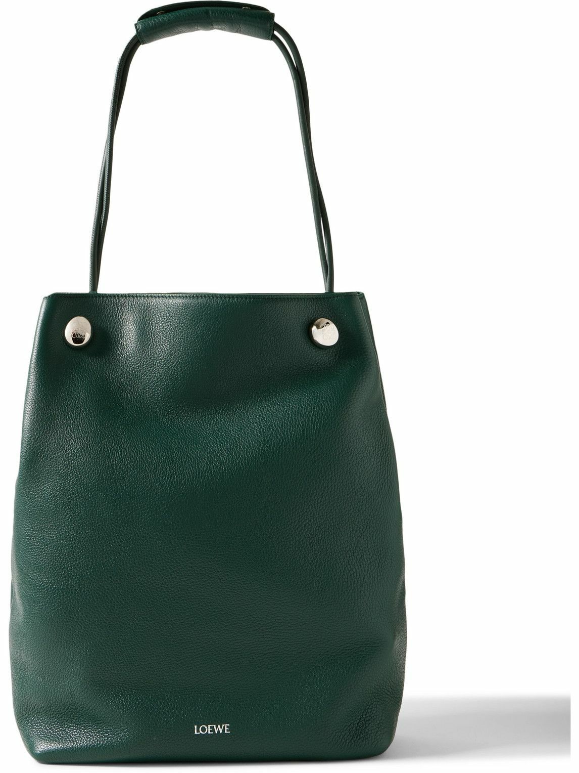 LOEWE - Pebble Full-Grain Leather Tote Bag Loewe
