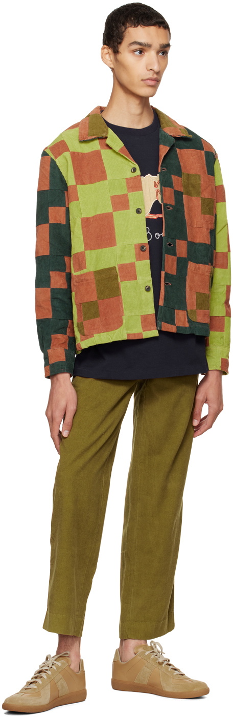 Bode Multicolor Four Patch Jacket Bode