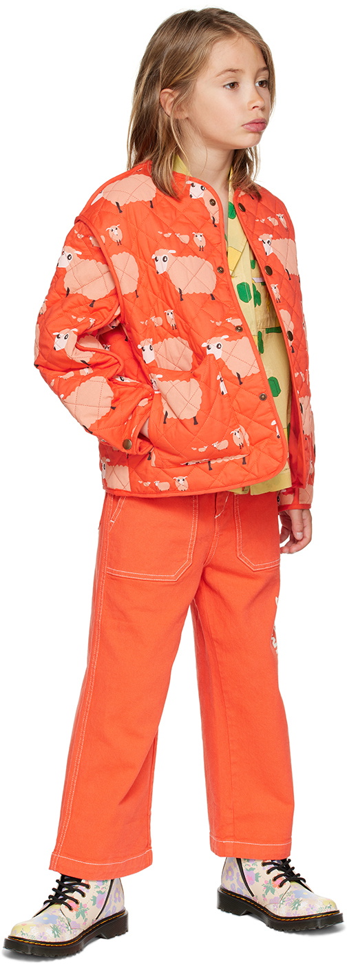 The Animals Observatory Kids Red Starling Reversible Jacket The Animals