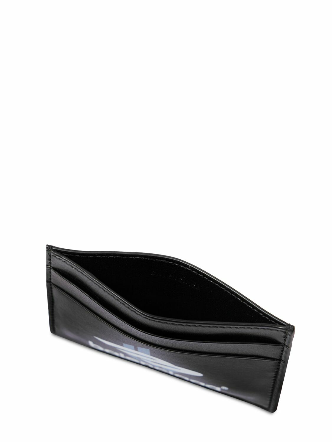 BALENCIAGA - Square Leather Card Holder Balenciaga
