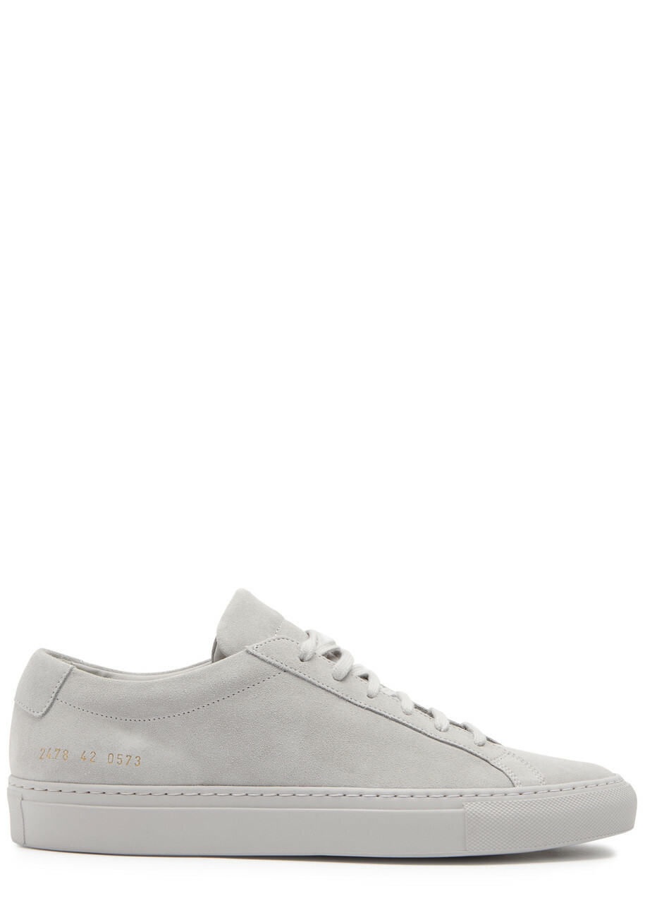 Common Projects Archillies Suede Sneakers Grey Common Projects