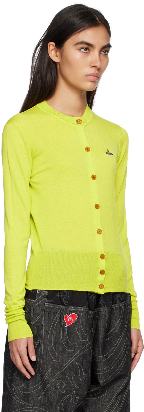 Vivienne Westwood Yellow Bea Cardigan Vivienne Westwood