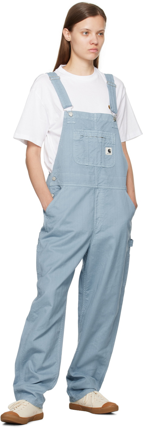 Carhartt Work In Progress Blue Norris Bib Overalls Carhartt WIP