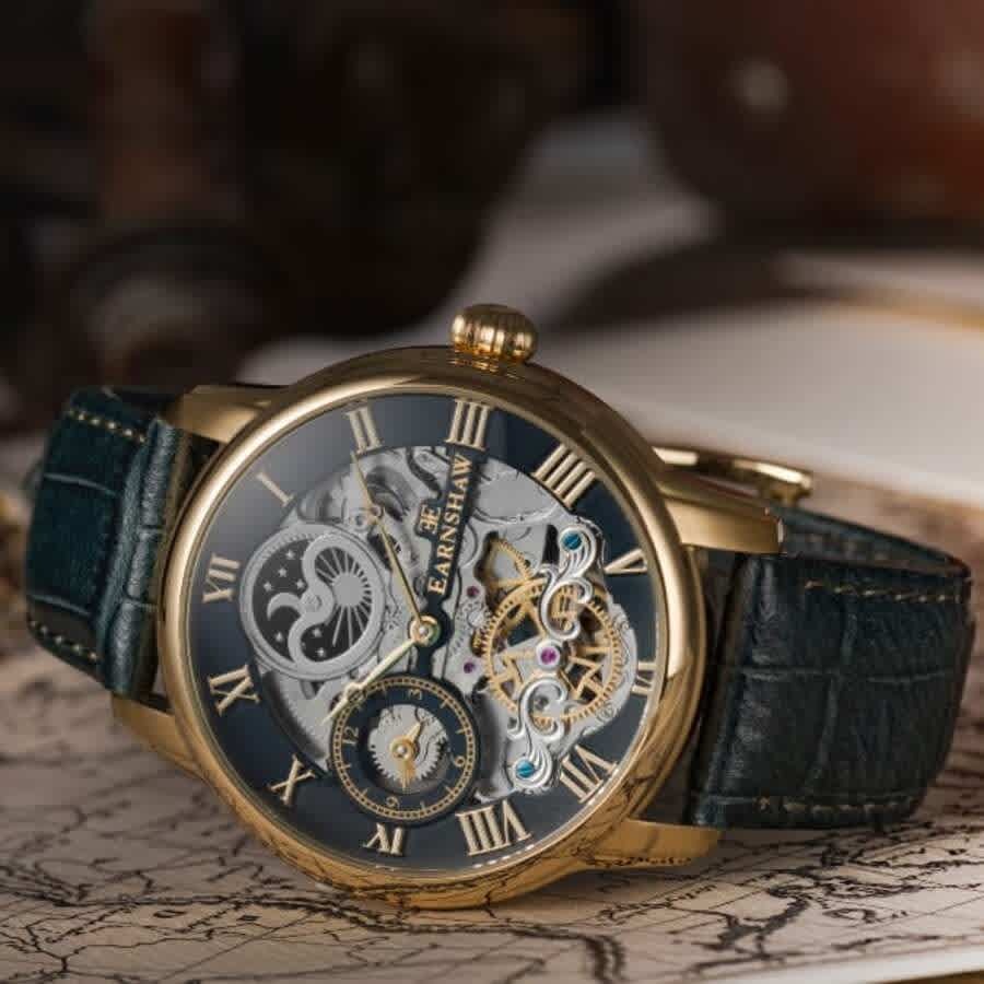 Thomas Earnshaw Longitude Green Dial Mens Watch ES-8006-09 Thomas Earnshaw