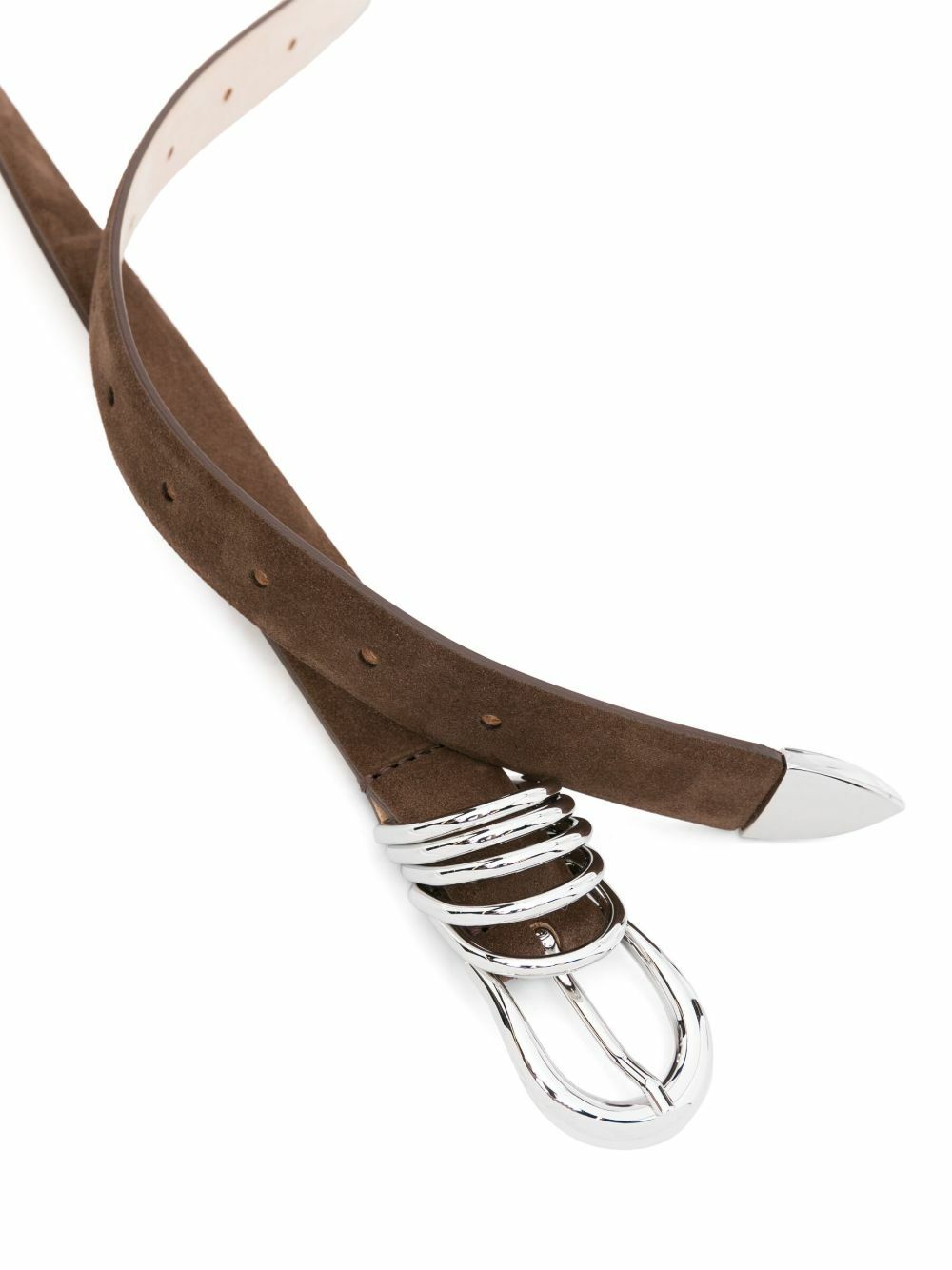 Déhanche Brown Hollyhock Suede Belt Déhanche
