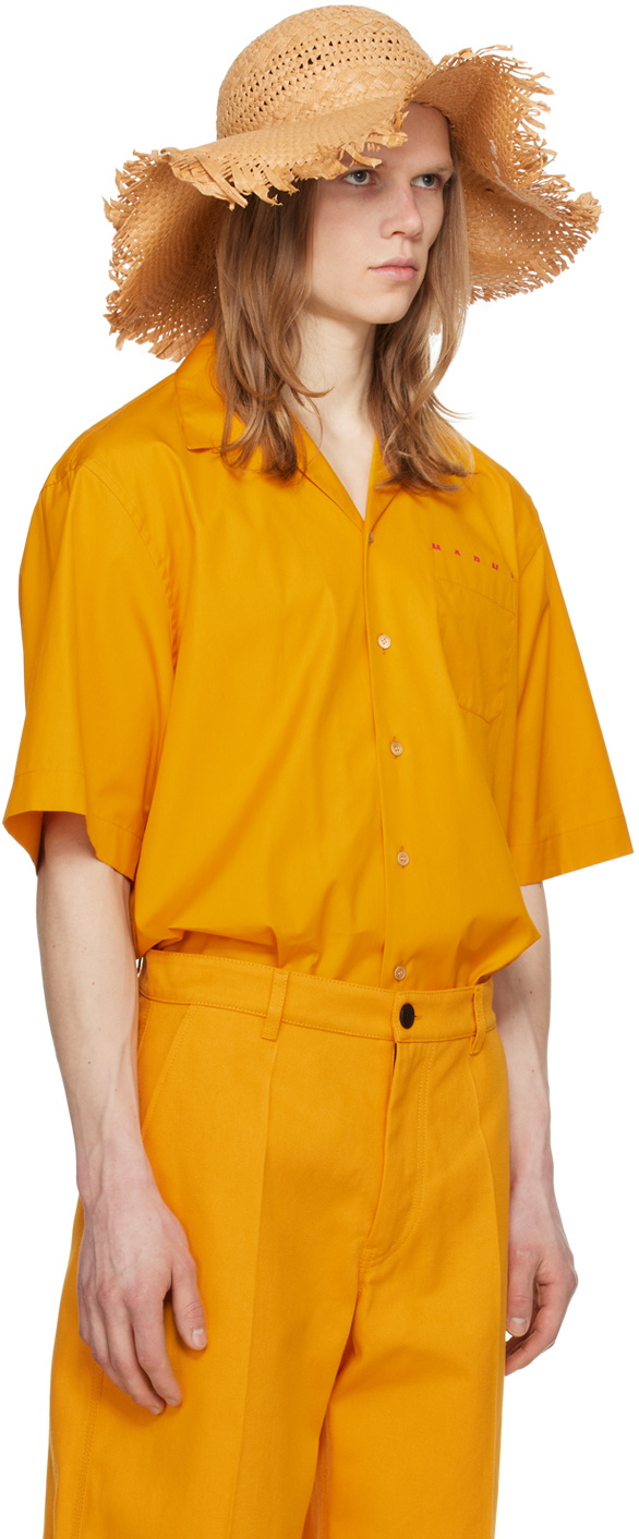 Marni Tan Raffia Beach Hat Marni