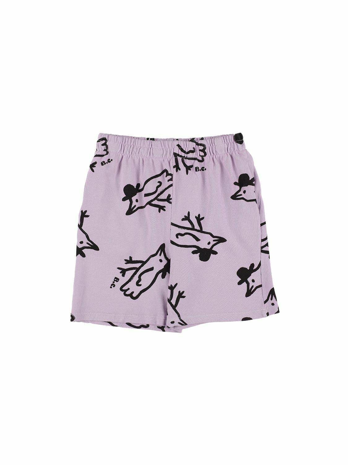 BOBO CHOSES Birds Print Organic Cotton Shorts Bobo Choses