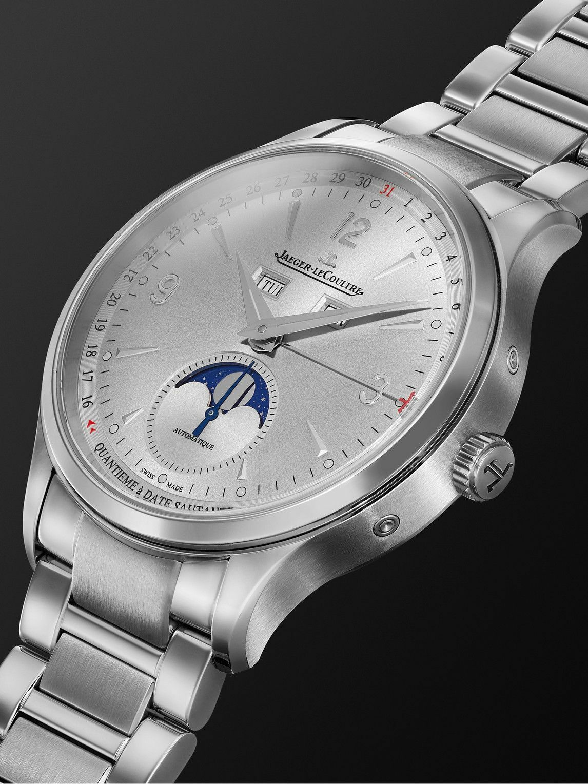Jaeger-LeCoultre - Master Control Automatic Moon-Phase 40mm Stainless ...