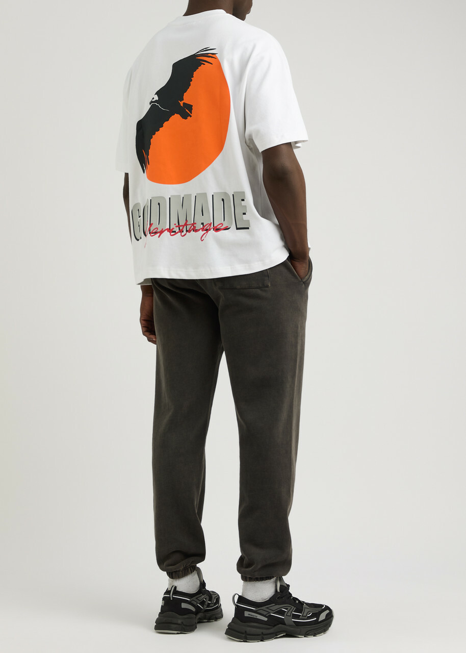 God Made Heritage Logo-print Cotton T-shirt White God Made