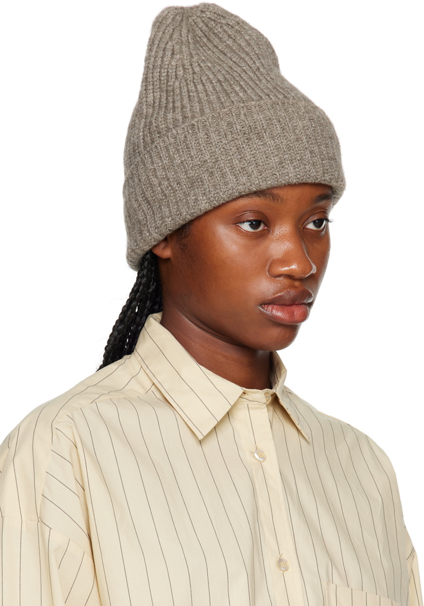by Malene Birger Taupe Felime Beanie by Malene Birger