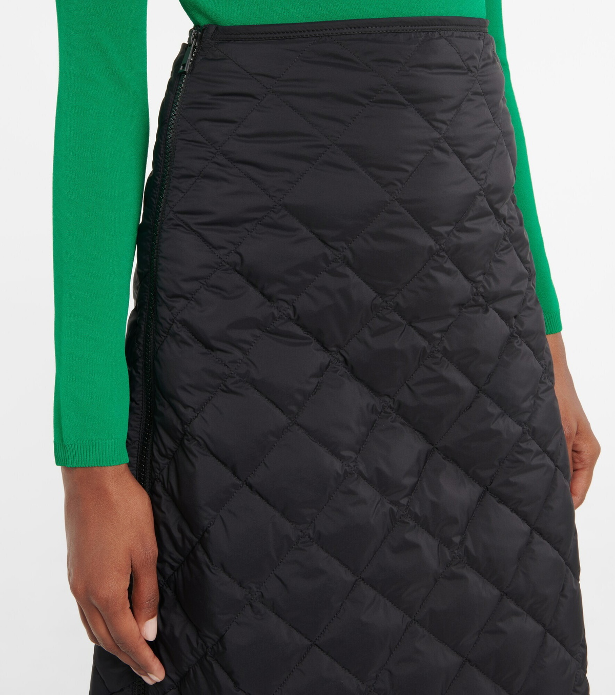 Moncler - Quilted high-rise skirt Moncler
