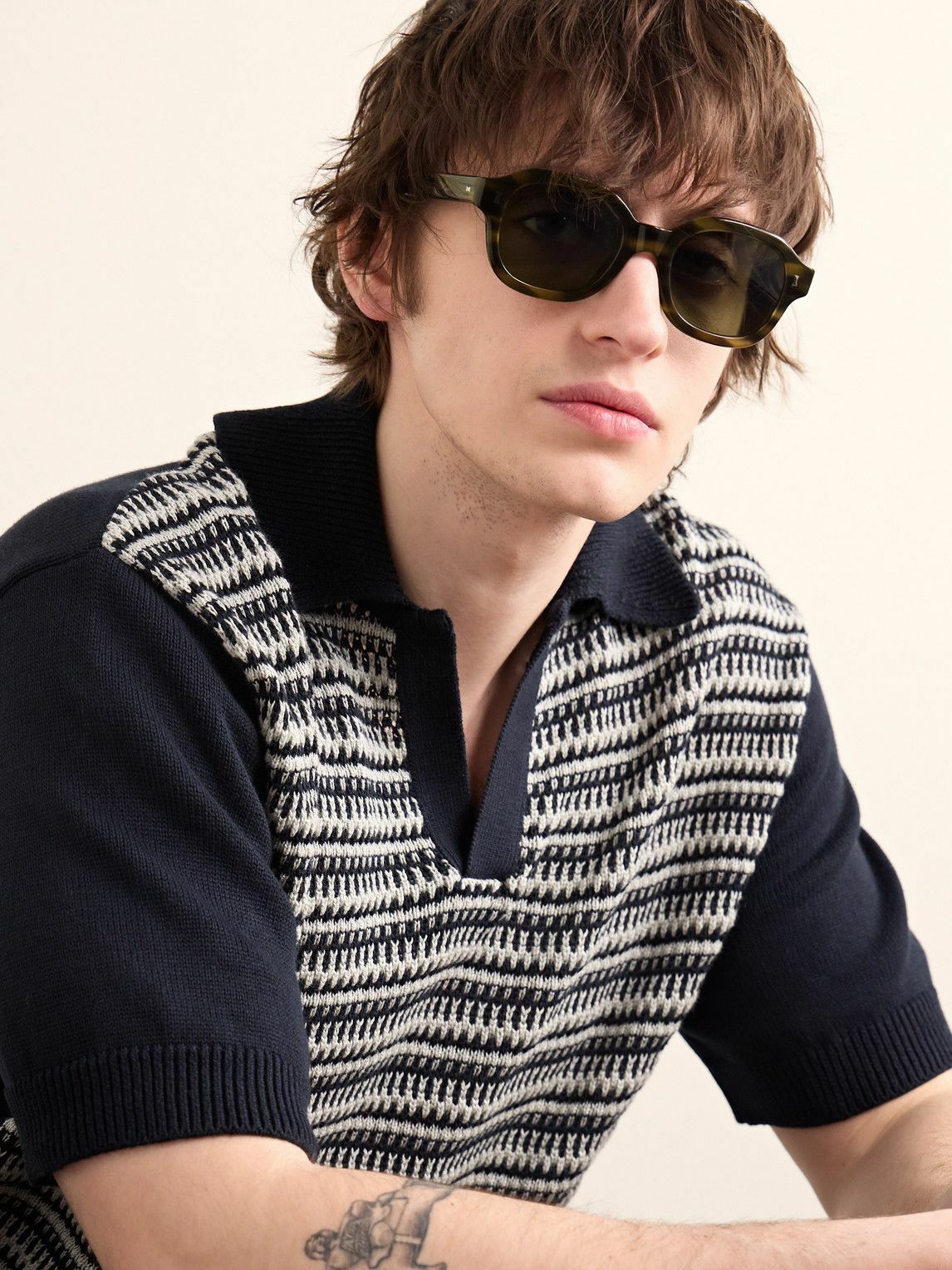 Mr P. - Cubitts Leirum Round-Frame Tortoiseshell Acetate Sunglasses Mr P.