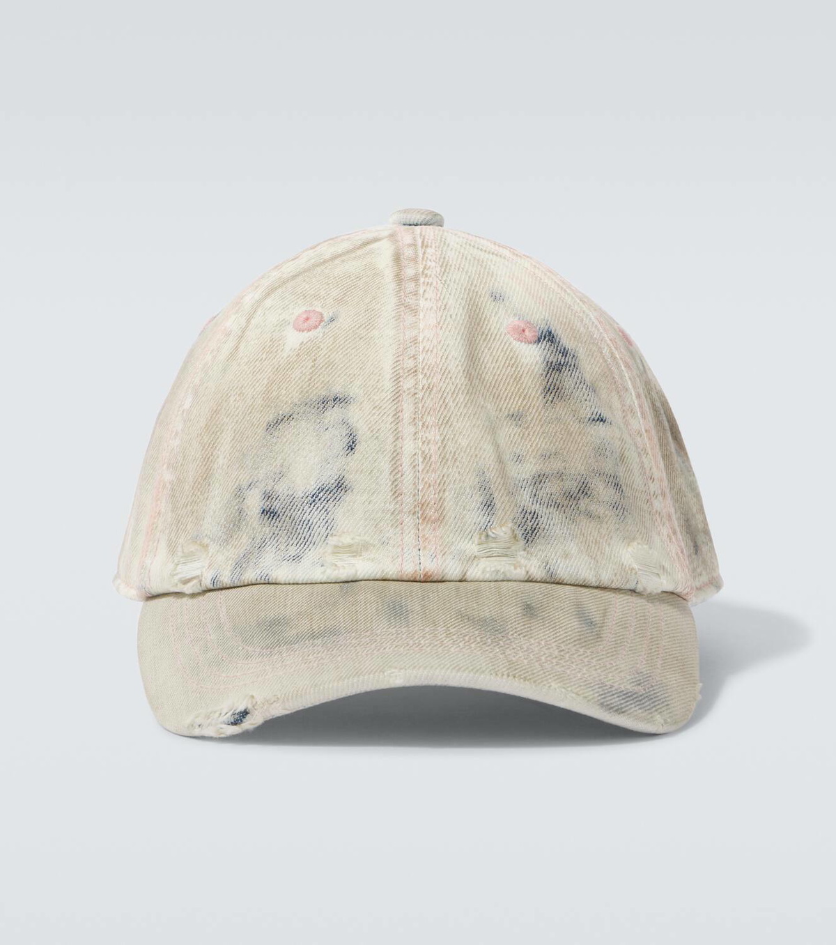Acne Studios Coated denim baseball cap Acne Studios