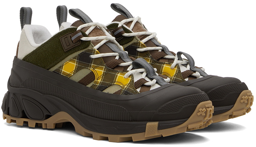 Burberry Brown Arthur Low-Top Sneakers Burberry