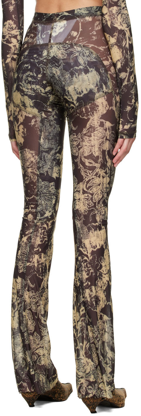 KNWLS Black Polyester Trousers KNWLS