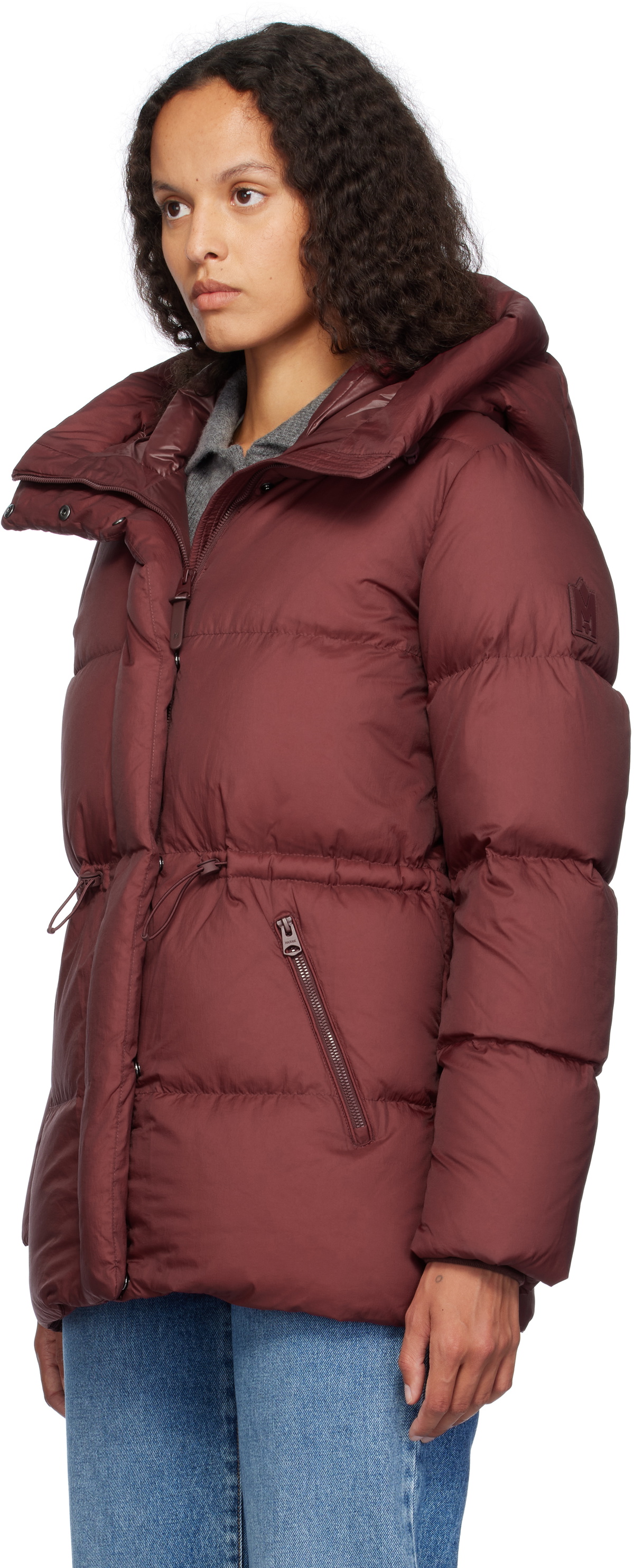 MACKAGE Burgundy Freya-SW Down Jacket Mackage