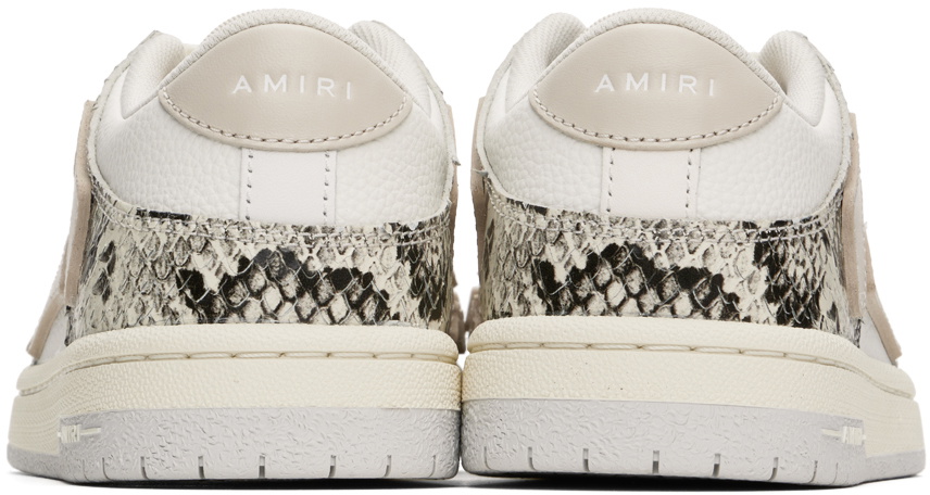AMIRI Off-White Snake Skel-Top Low Sneakers Amiri