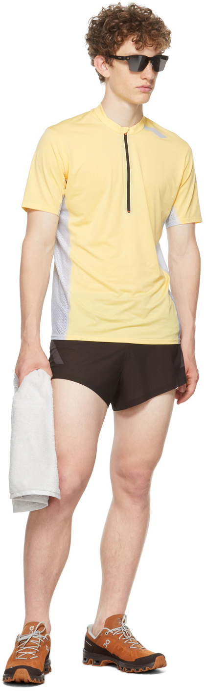Soar Running Yellow Half-Zip T-Shirt Soar Running