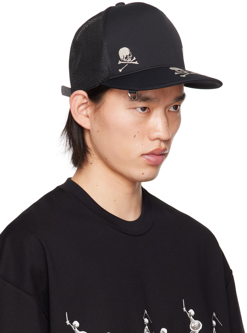 MASTERMIND WORLD Black Skull Cap MASTERMIND WORLD
