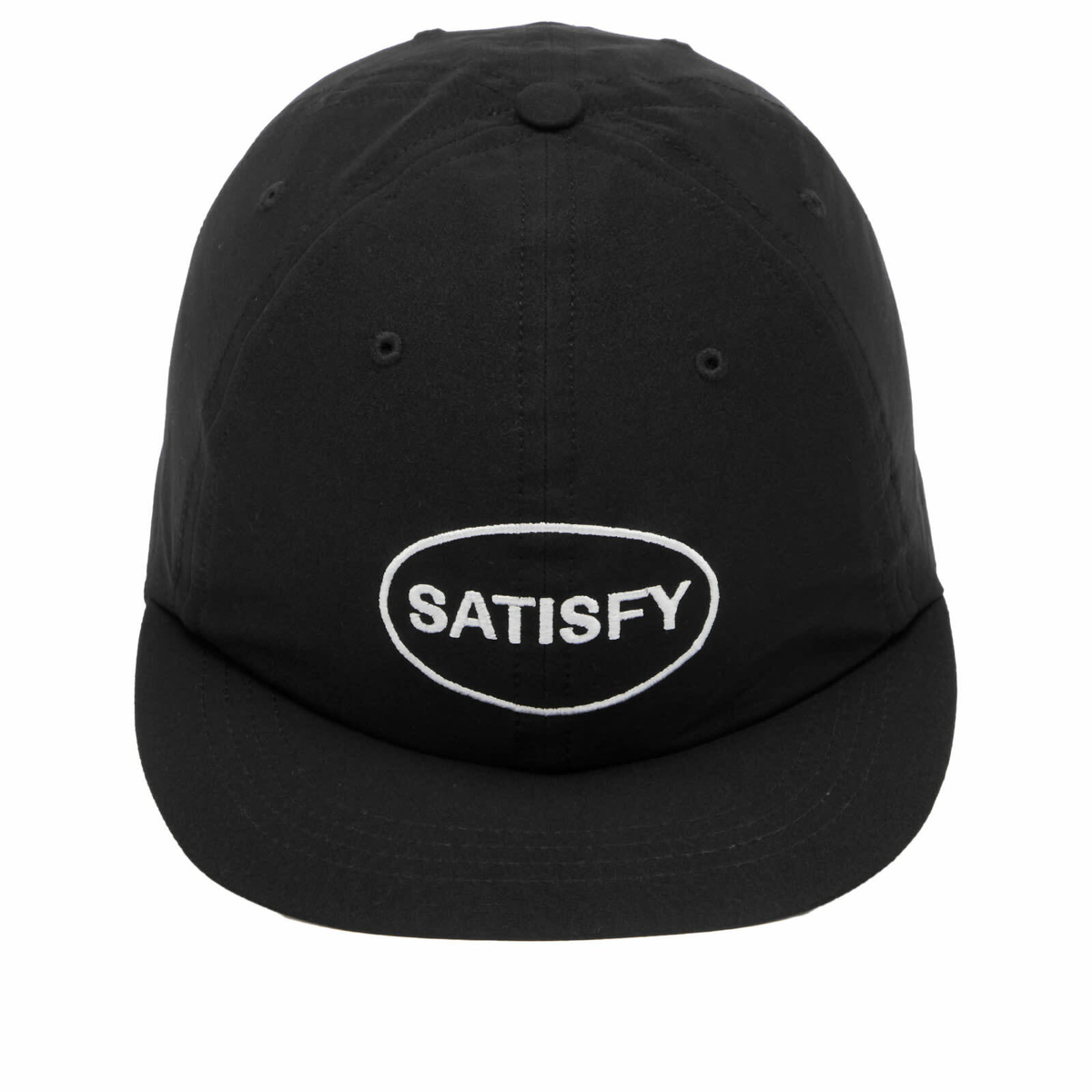 Satisfy Men's PeaceShell™ Oval Running Cap in Black Satisfy