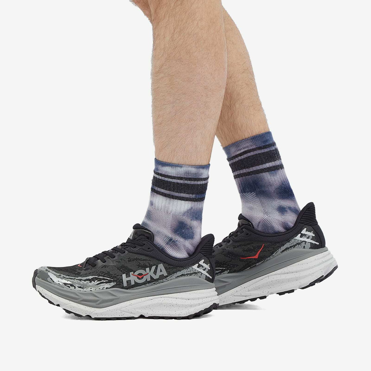 HOKA ONE ONE M Stinson 7 in Black/Outer Orbit Hoka One One