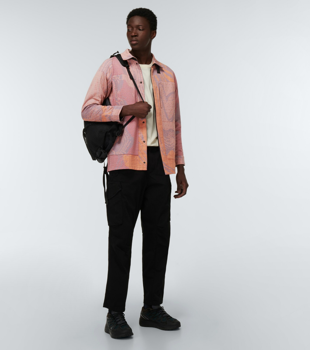 Byborre - Cotton-blend knit overshirt BYBORRE
